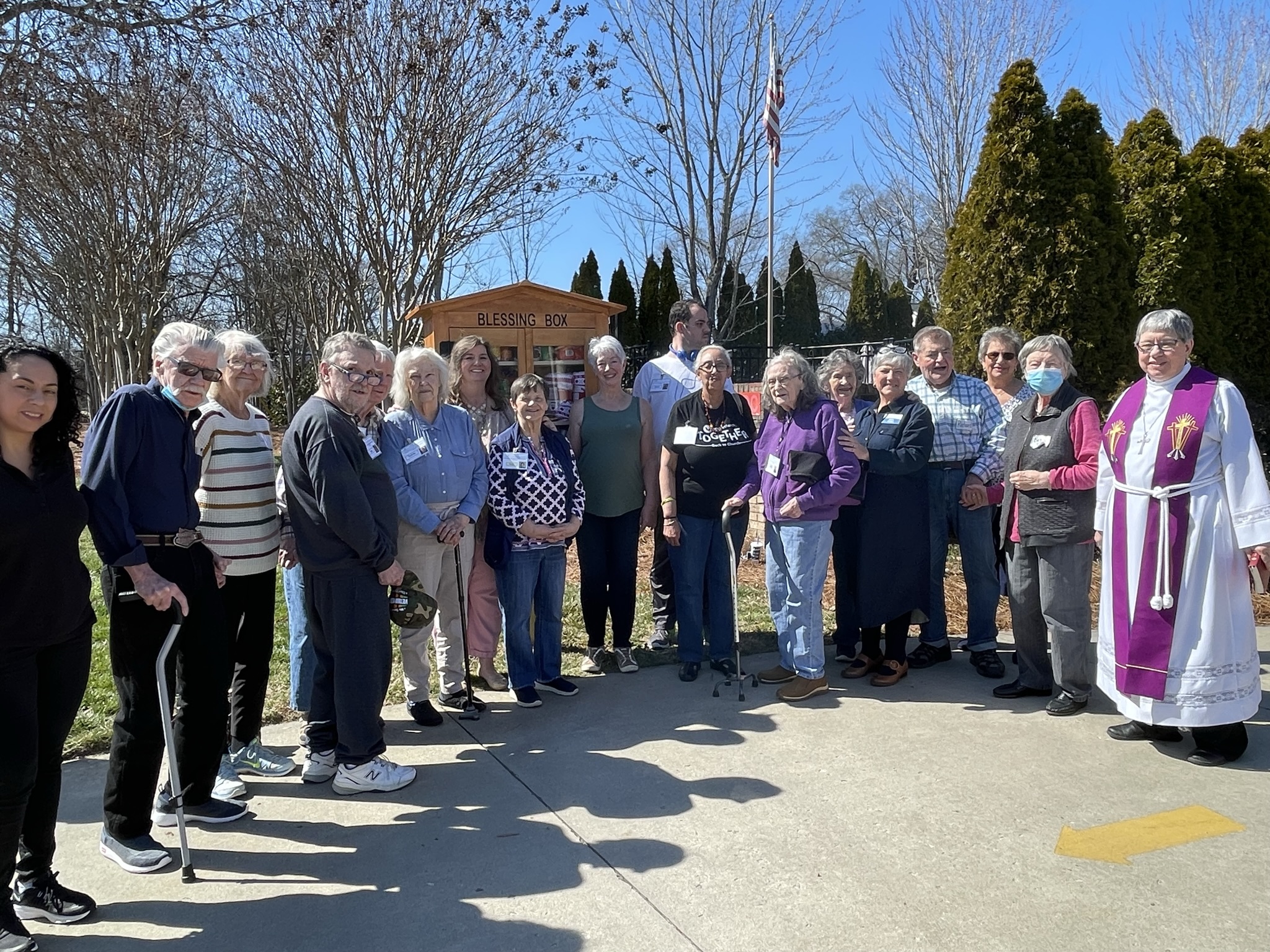 Building on the blessing: Volunteer builds TLC’s new blessing box ...